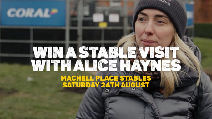 Win a Stable Visit with Alice Haynes