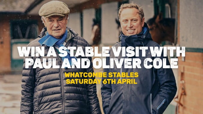 Win a Stable Visit with Paul & Oliver Cole