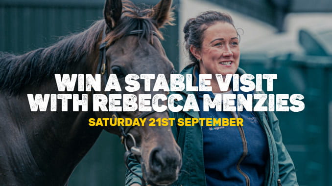 Win a Stable Visit with Rebecca Menzies