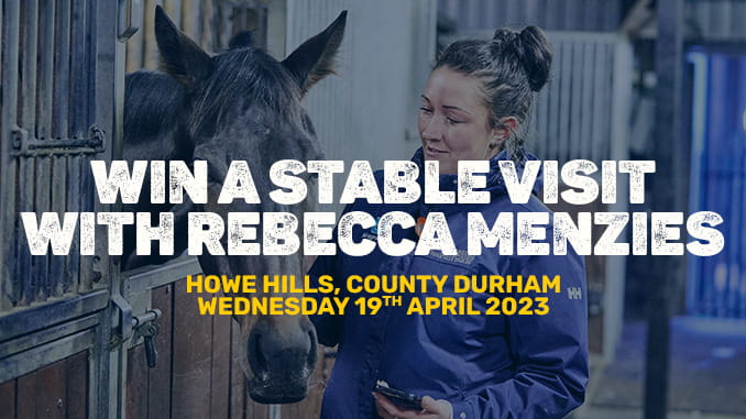 Win Stable Visit with Rebecca Menzies
