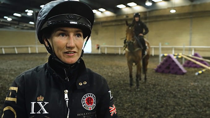 WATCH: Exclusive schooling session with Gold Medal Olympian, Laura Collett